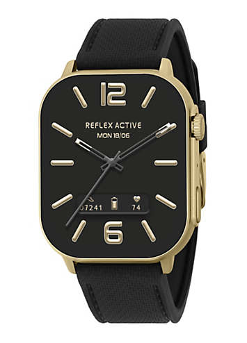 Reflex Active Series 29 Smart Calling AMOLED Watch - Black | Freemans