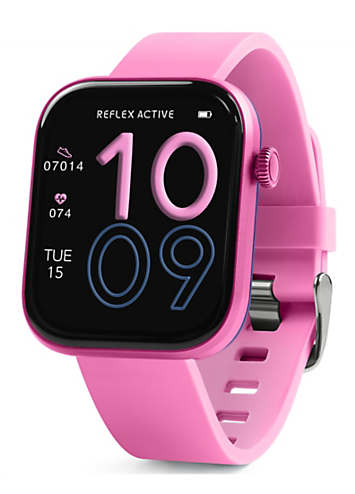 Reflex Active Series 40 AMOLED Smart Watch - Pink Strap | Freemans