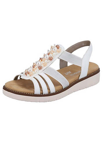 Remonte Pearl Trim Strappy Sandals | Freemans