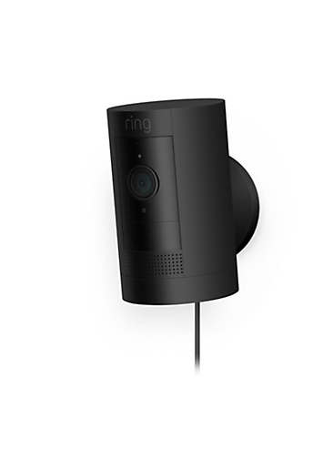 Ring Stick Up Cam Plug-in Security Camera -Black | Freemans