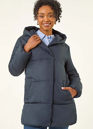 Roman Petite Hooded Quilted Puffer Coat | Freemans