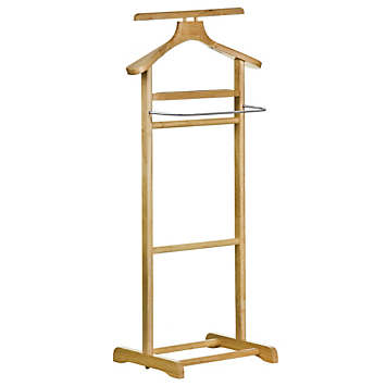 Rubberwood Clothes Valet | Freemans