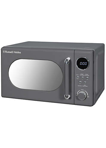 Russell Hobbs RHM2044G Grey 20L Retro Solo Digital Microwave | Freemans