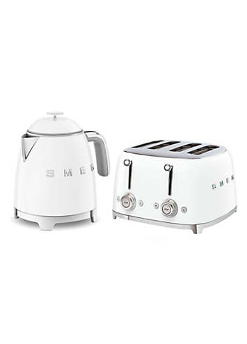 SMEG EEJB172 50’s Style Retro Range Breakfast Set - 0.8L 1400W Mini ...