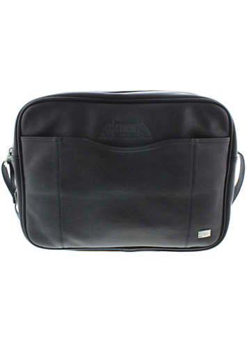 STORM London Men’s Runway Black Messenger Flight Bag | Freemans
