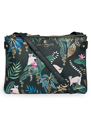 Sara Miller Lemur Zip Top Crossbody Bag | Freemans
