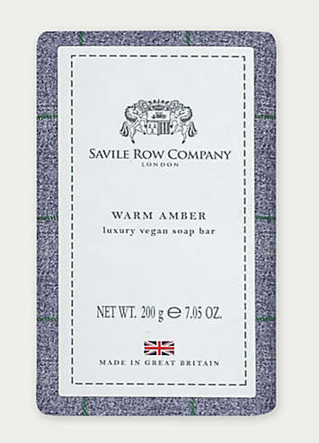Savile Row Warm Amber Soap 200g | Freemans