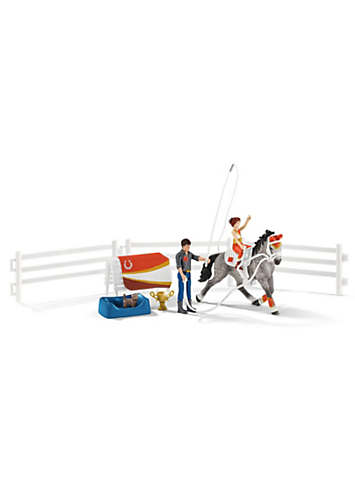 Schleich Horse Club Mia’s Vaulting Riding Set Toy Playset | Freemans
