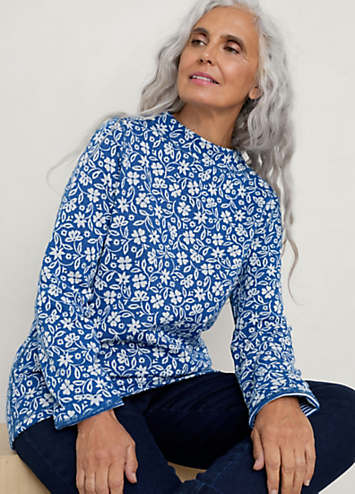 Seasalt Cornwall Blue Shore Sighting Top | Freemans