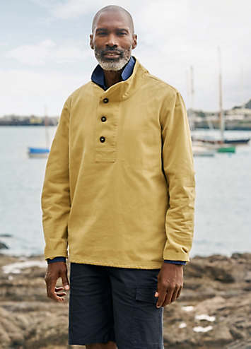Seasalt Cornwall Men’s Clay Stone Smock T-Shirt | Freemans