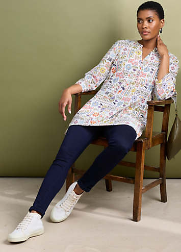 Seasalt Cornwall Multi Aventurier Printed Cotton Tunic | Freemans