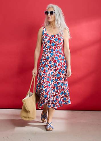 Seasalt Cornwall Red Sun Gleam Dress | Freemans