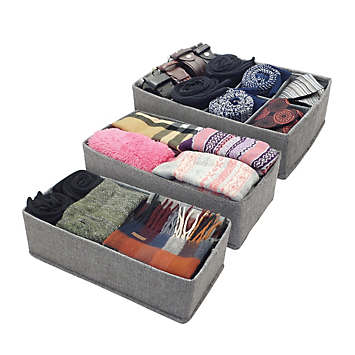 Set of 3 Multi Section Drawer Dividers | Freemans