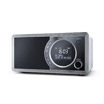 Sharp DR-450(GR) Digital Radio DAB+ & FM with Bluetooth & LED Display ...