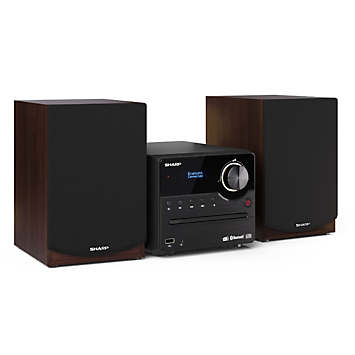 Sharp XL-B517D(BR) Hi-Fi Micro Sound System with DAB+ Radio & Bluetooth ...