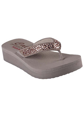 Skechers Glitter Effect Flip-Flops | Freemans