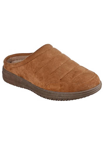 Skechers Tan Murette Open Back Faux Fur Slip On Mules | Freemans