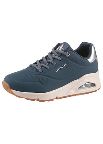 Skechers Uno Shimmer Away Slip-On Trainers | Freemans