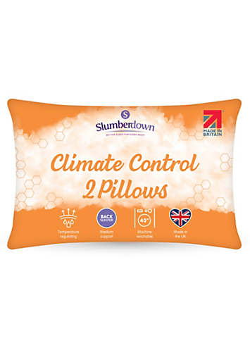 Slumberdown Climate Control Pack of 2 Pillows | Freemans