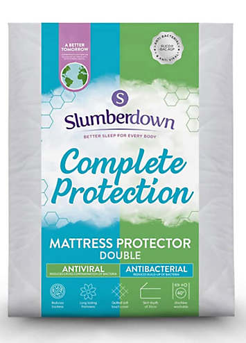 Slumberdown Complete Protection Antiviral Mattress Protector | Freemans