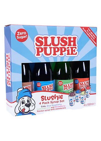 Slush Puppie Pack of 4 Zero Sugar Syrups 180ml | Freemans
