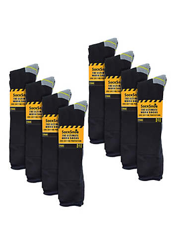 Sock Snob 24 Pairs Men’s Durable Knee High Work Socks | Freemans