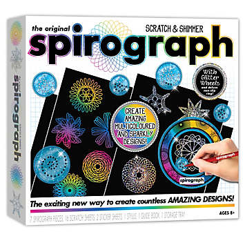 Spirograph Scratch & Shimmer Spirograph Craft Playset | Freemans
