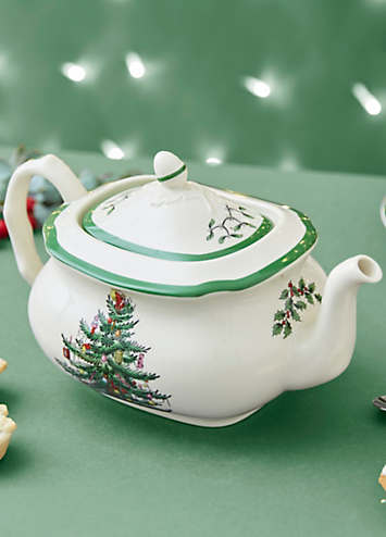 Spode Christmas Tree Teapot | Freemans