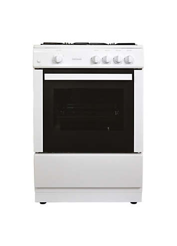 Statesman 60cm Single Cavity Gas Cooker - White | Freemans