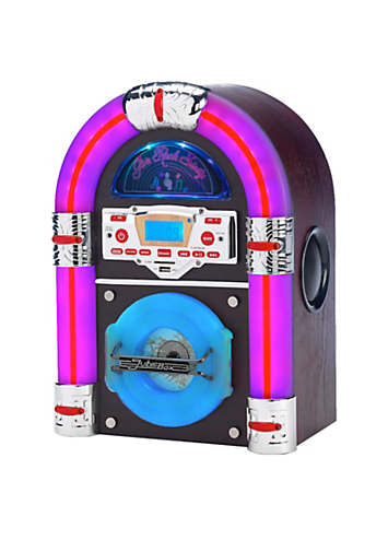 Steepletone Tabletop Jukebox - Dark | Freemans