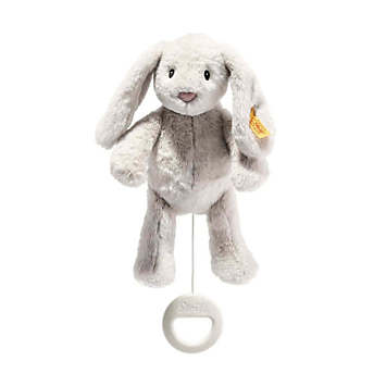 Steiff My First Steiff Hoppie Rabbit Music Box 26 cm | Freemans
