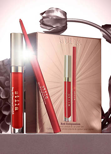 Stila Red Compassion Liquid Lipstick & Lip Liner Set | Freemans