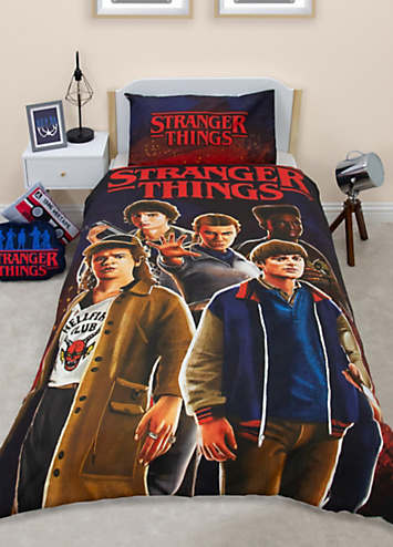 Stranger Things Flames Reversible Duvet Cover Set | Freemans