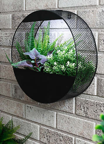 Streetwize Circular Solar Wall Planter | Freemans