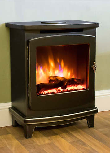 Suncrest Mitford Electric Freestanding Stone Fire | Freemans