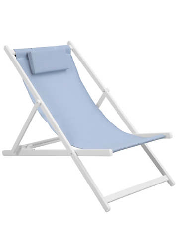 Suntime Alum Square Tube Frame Deckchair | Freemans