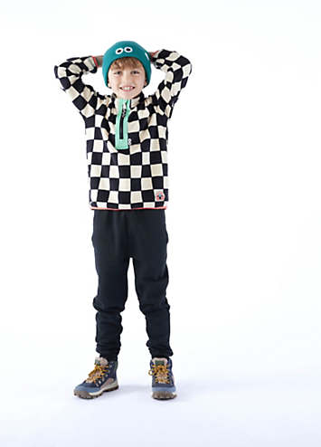 TOG24 Brecknock Kids Shaun The Sheep Zip Neck Fleece | Freemans