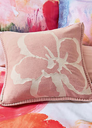 Ted Baker Soft Pink Magnolia 50 x 50cm Cushion | Freemans