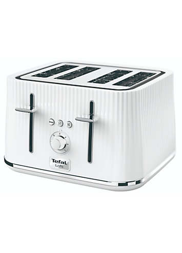 Tefal Loft 4 Slice Toaster - White | Freemans