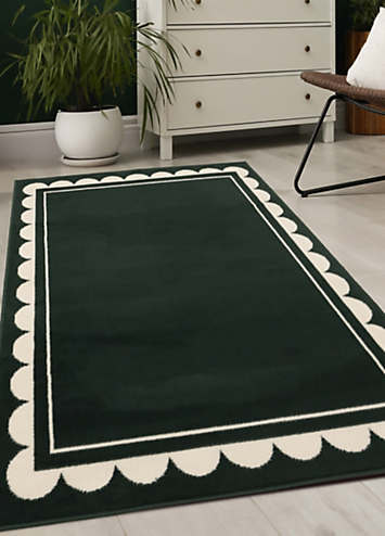 The Homemaker Rugs Collection Maestro Scalloped Rug | Freemans