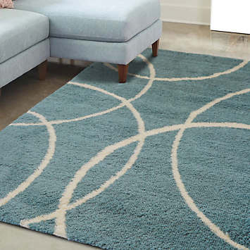 The Homemaker Rugs Collection Snug Shaggy Curve Rug | Freemans
