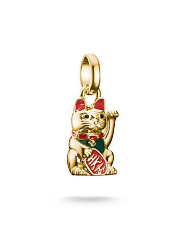 Thomas Sabo Charm Connect Waving Cat Pendant | Freemans