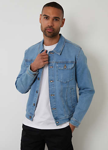 Threadbare Light Wash Denim Jacket | Freemans