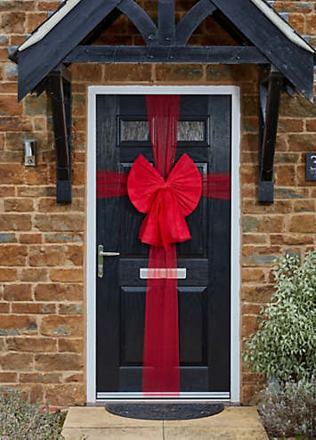 Three Kings Christmas Door Red Bow | Freemans