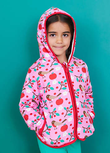 Toby Tiger Kids Robin Print Fleece Hoodie | Freemans