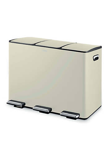 Tower 45L Recycling Pedal Bin - Cream | Freemans