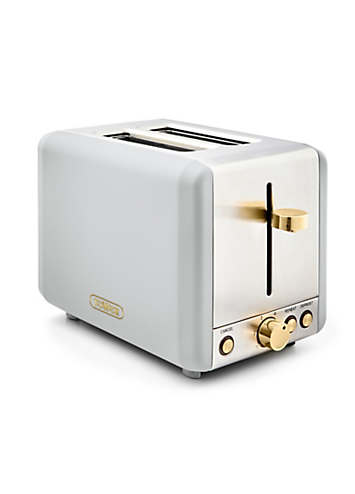 Tower T20036RG Cavaletto 2-Slice Toaster - Black/Rose Gold | Freemans