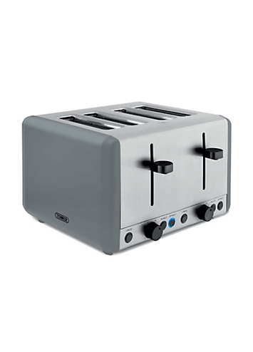 Tower T20086GRY Sera 4 Slice Toaster - Grey | Freemans