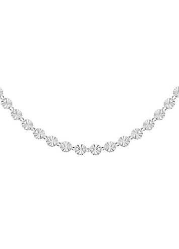 Tuscany Silver Sterling Diamond-Cut Disc-Link Chain | Freemans