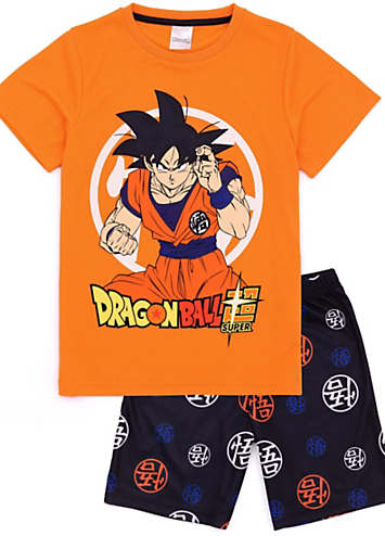 Vanilla Underground Dragon Ball Z Unisex Kids Orange Short Sleeve Short ...
